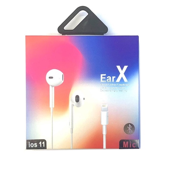 Fone Ouvido Para IPhone 7 ao 12 Lightning EarX | Shopee Brasil