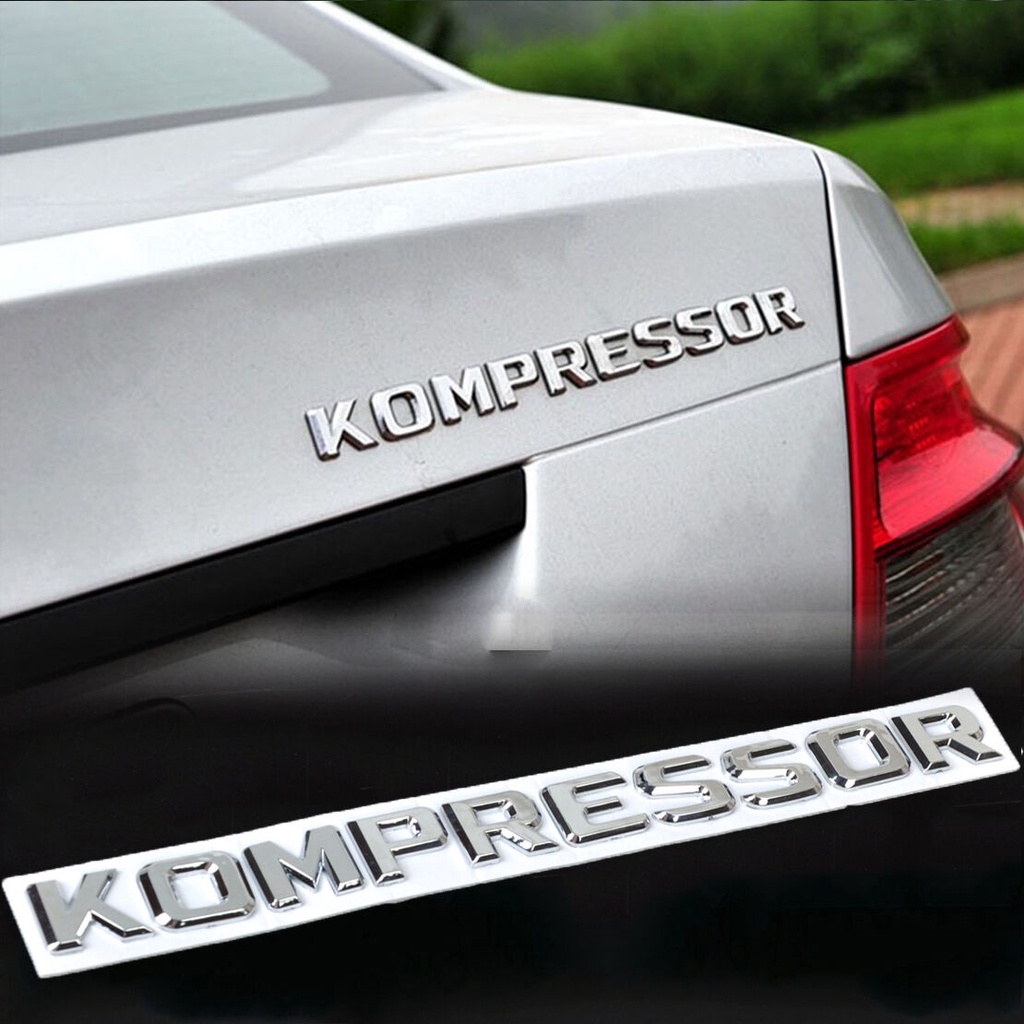 Emblema Adesivo Mercedes Kompressor Mercedes Benz | Shopee Brasil