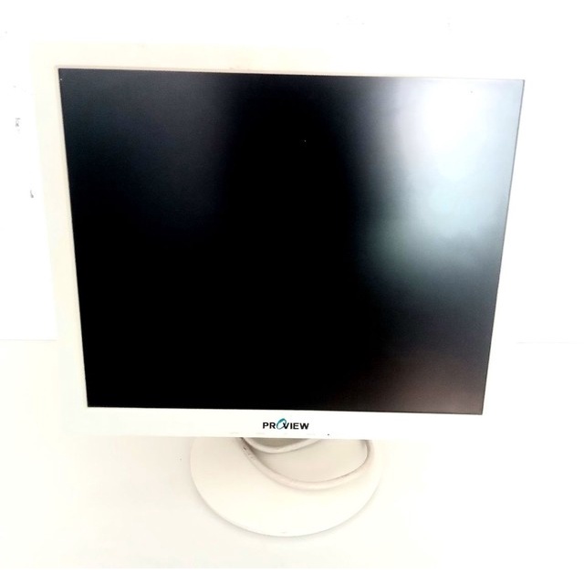 Monitor LCD VGA Proview 17 Polegadas Branco LP717 - Escorrega o Preço