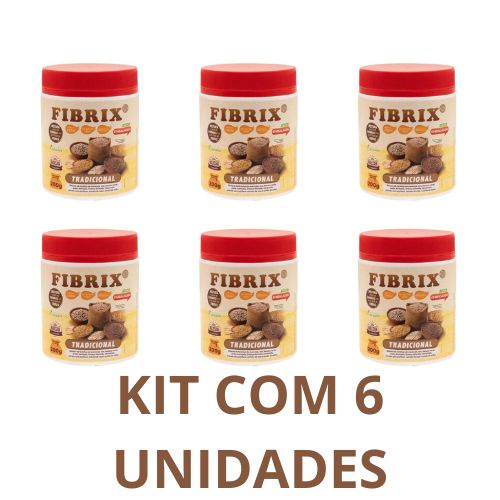 FIBRIX - Regulador Intestinal Vegano 200g KIT COM 6 UNIDADES | Shopee ...