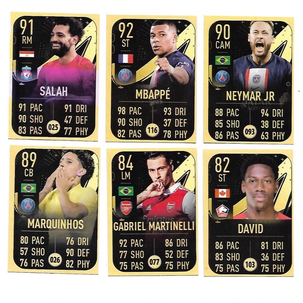 500 Cards "FIFA 23" = 125 pacotinhos com 4 cards. Futebol/Revenda ...