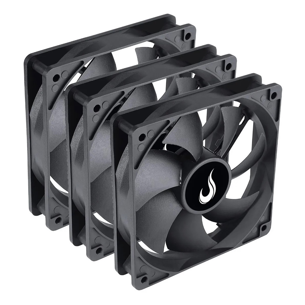 Kit Com 3 Fans Cooler Rise Mode Galaxy G1 Com Led 120mm - Corre Que Ta ...