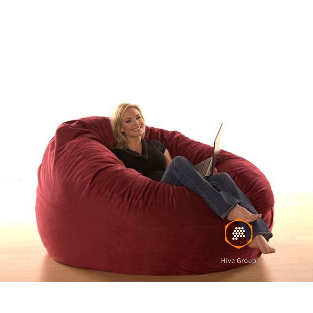 Puff Redondo Gigante de Chão 2em1 Para Deitar e Sentar 1.50x70 Sem ...