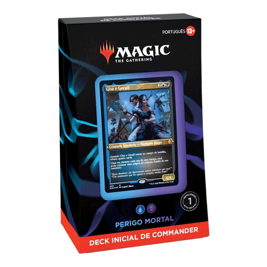 Deck Inicial de Commander Perigo Mortal Gisa e Geralf Magic Pt | Shopee ...