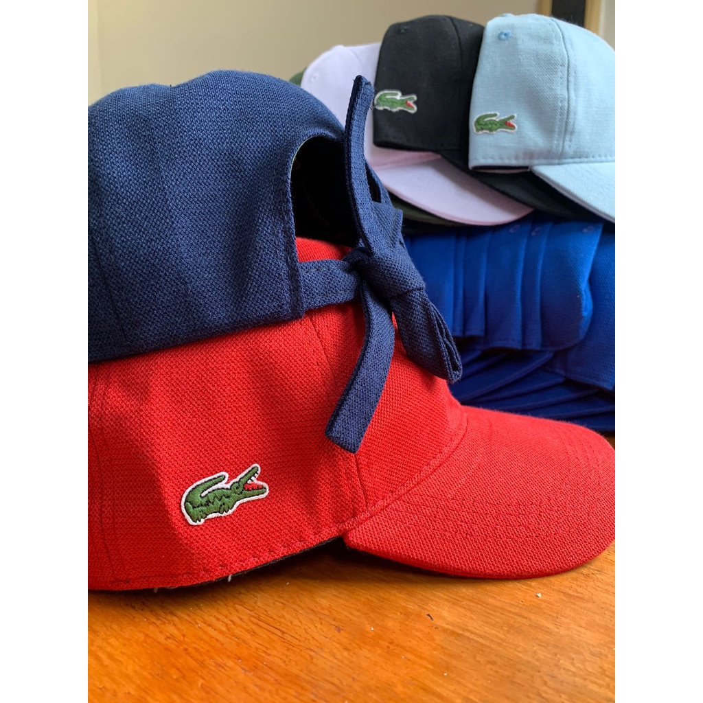 Boné Lacoste Lacinho Mini Croc Lateral - Envio Imediato | Shopee Brasil