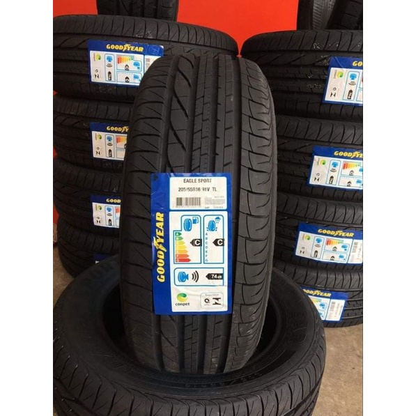 Pneu Goodyear Aro 16 Eagle Sport 2 205/55R16 91V | Shopee Brasil