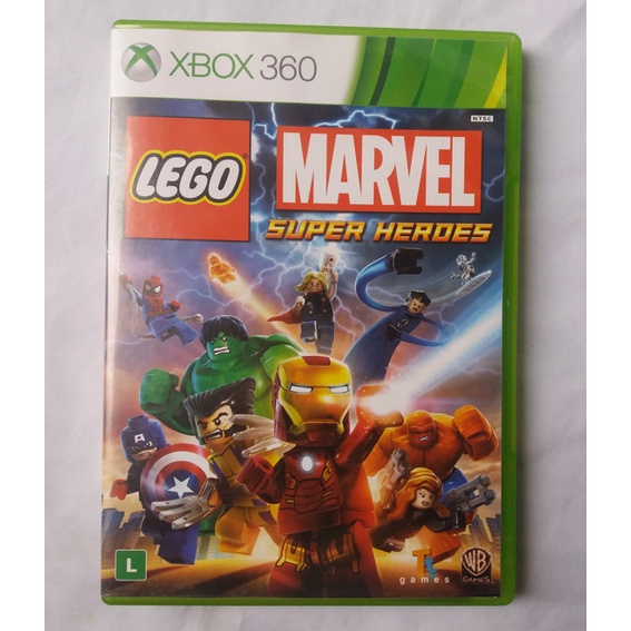 Lego Marvel Super Heroes Original Xbox 360 Físico - Desconto no Preço