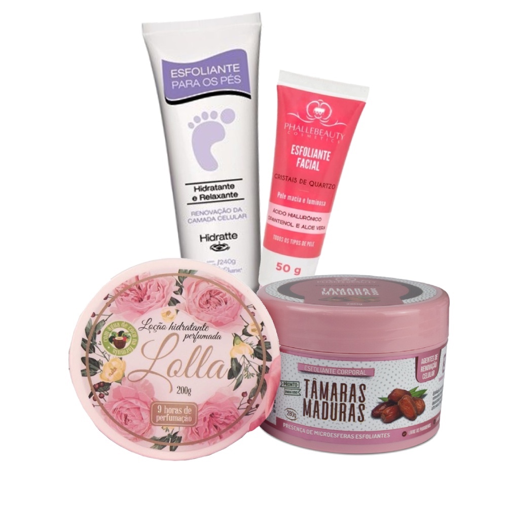 Kit Cuidado Corporal Esfoliação + Hidratação | Shopee Brasil