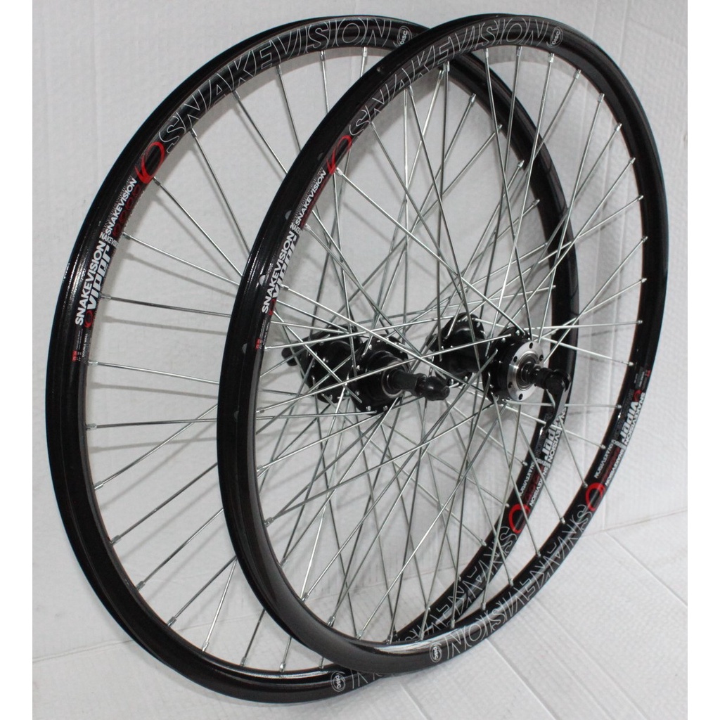 Par de Roda Aro 26" Viper SnakeVision Disc Cubos Rolamentos com ...