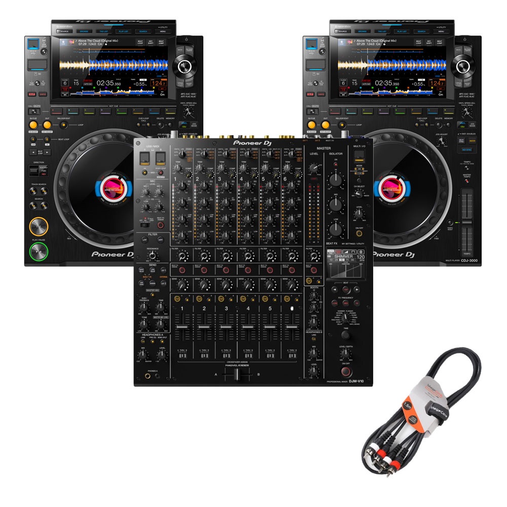CDJ 3000 par + Mixer DJM V10 Pioneer DJ | Shopee Brasil