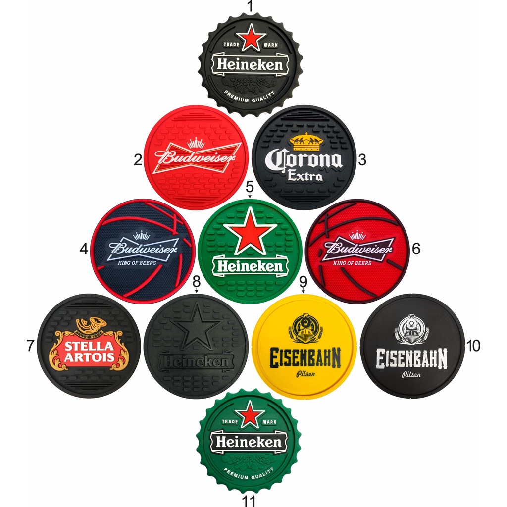 1 Unidades Porta Copo Cerveja Descanso De Copo Emborrachado Para Mesa ...