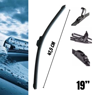 Palheta Limpadora de Silicone para Para-brisa encaixe Tipo Gancho 19 Polegadas | Shopee Brasil