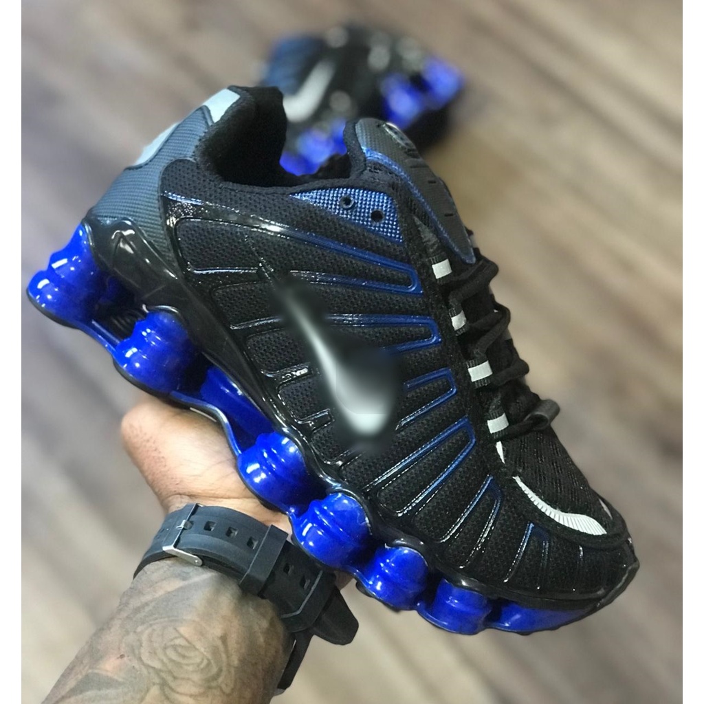 Tenis Masculino Refletivo Shox 12 Molas Tl Academia | Shopee Brasil