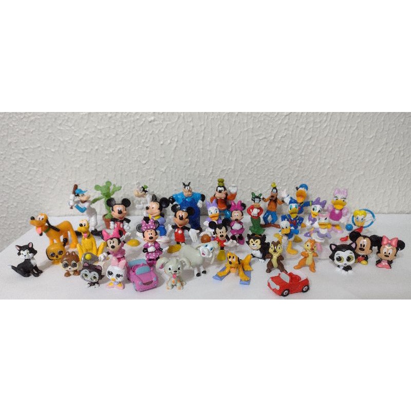 Miniaturas brinquedos mini figuras personagens animações Disney Mickey ...