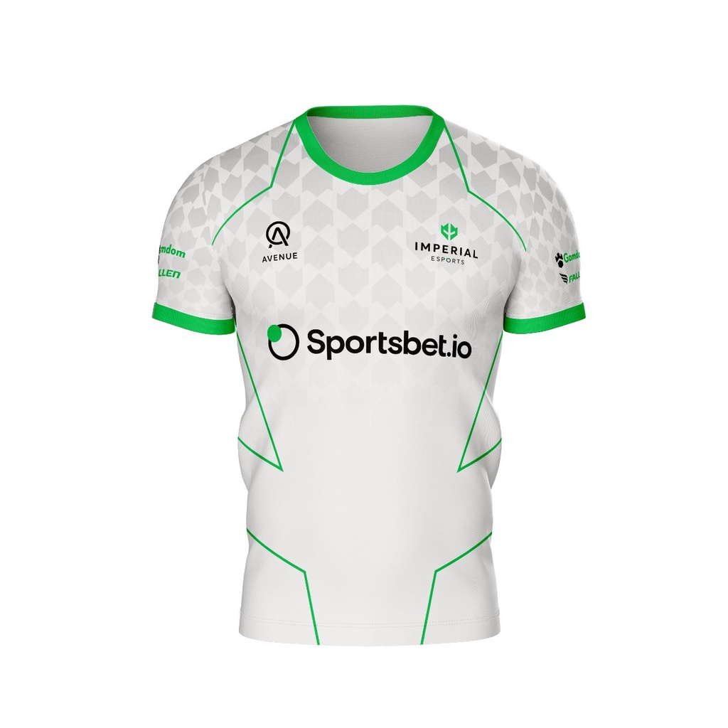 Camisa Camiseta Imperial E-Sports Counter Strike Fallen Branco Uniforme ...