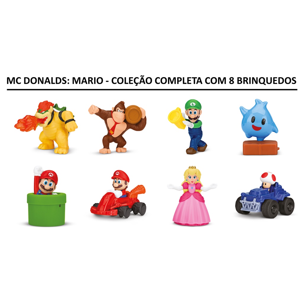 Brinquedo Mario Mc Donalds Super Mario o Filme - Escorrega o Preço