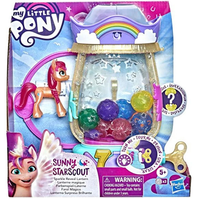 Brinquedo Conjunto My Little Pony: A New Generation Movie Lanterna Surpresa Brilhante Sunny ...