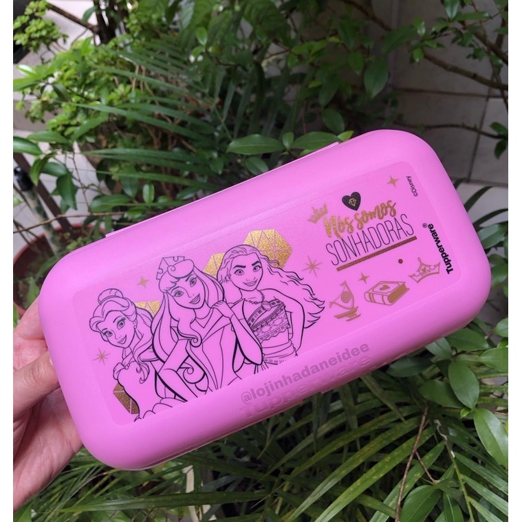 Tupperware Tupper Snack Grande Retangular Princesas | Shopee Brasil