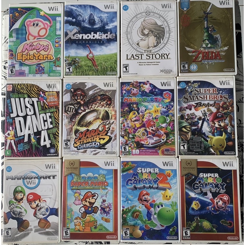 Jogos Originais de Wii Mario, Zelda, Kirby The Last Story , Xenoblade ...