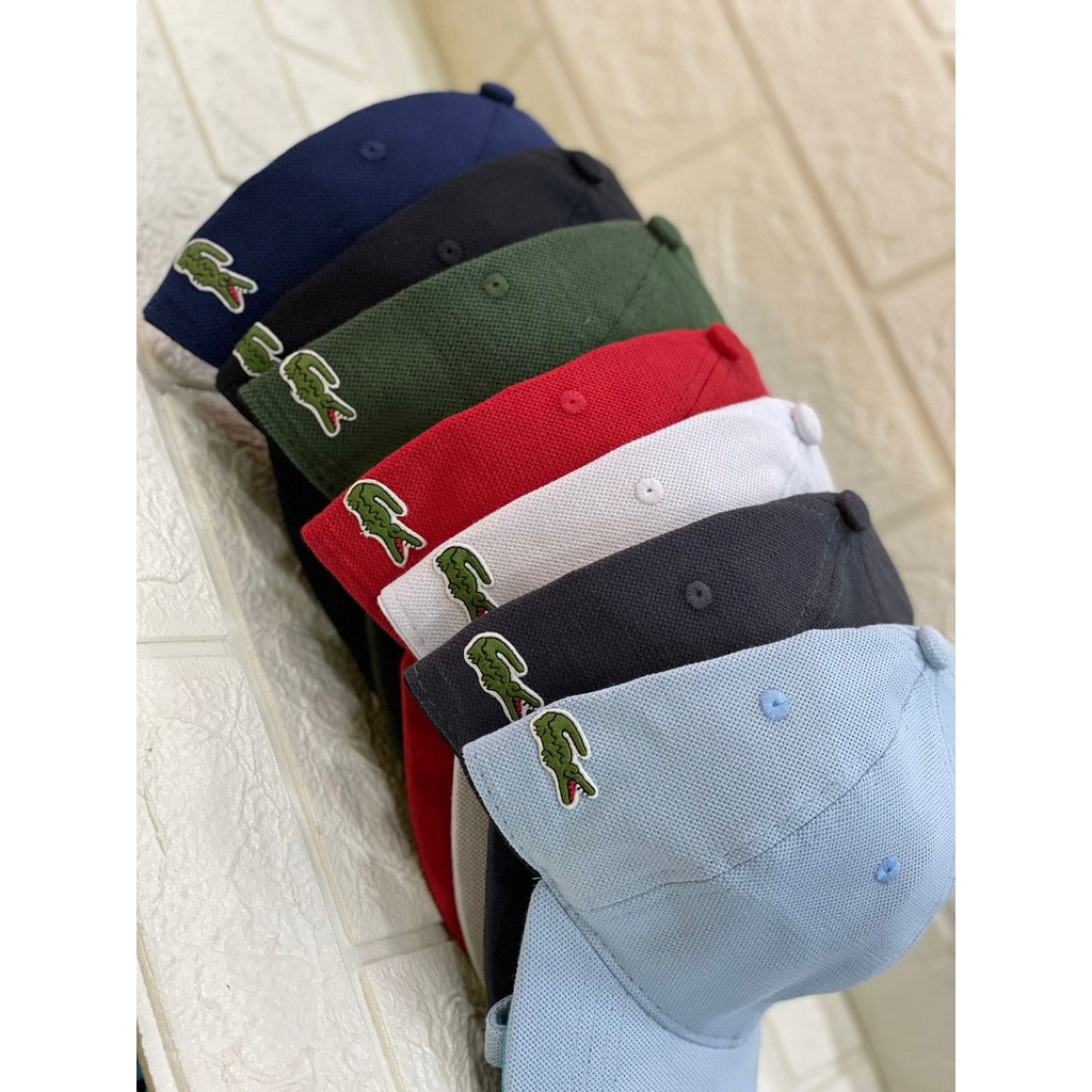 Boné Lacoste Lacinho Mini Croc de Lado Aba Curva - Envio Imediato ...