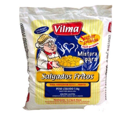 Mistura Para Salgados Fritos Vilma 5kg | Shopee Brasil