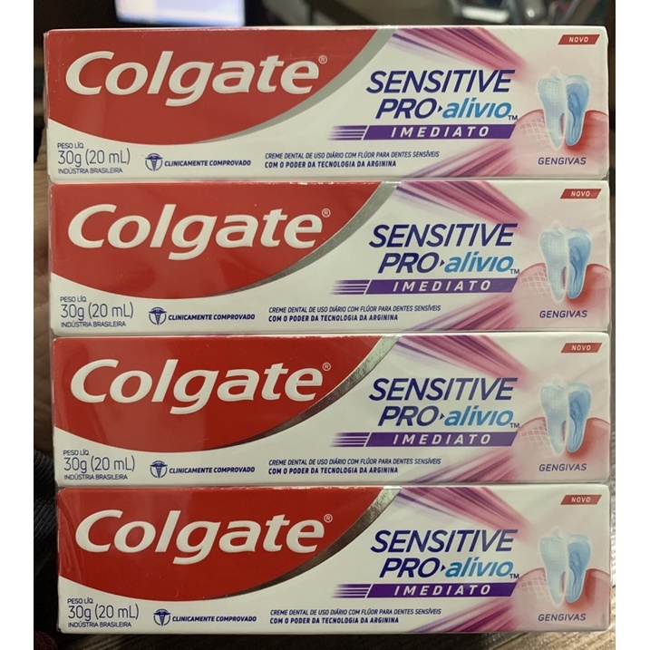 KIT COLGATE SENSITIVE PRÓ-ALÍVIO - 12 UNIDADES DE 30 GRAMAS - Escorrega ...