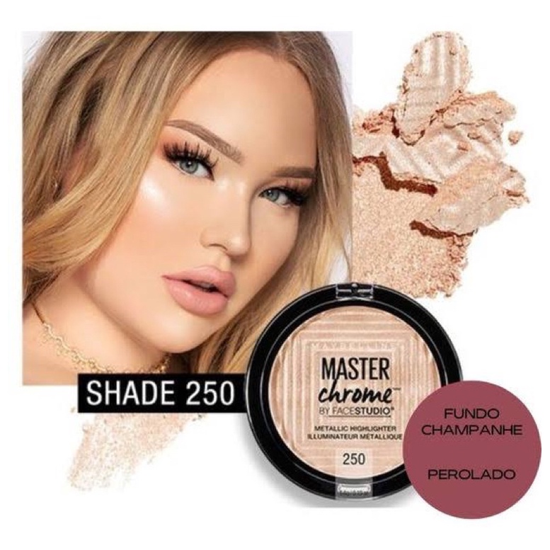 Iluminador Maybelline Facestudio Master Chrome - 250 Nikkietutorials ...