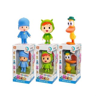 Kit 6 Bonecos Turma do Pocoyo de Vinil Todos Personagens Nina Loula ...