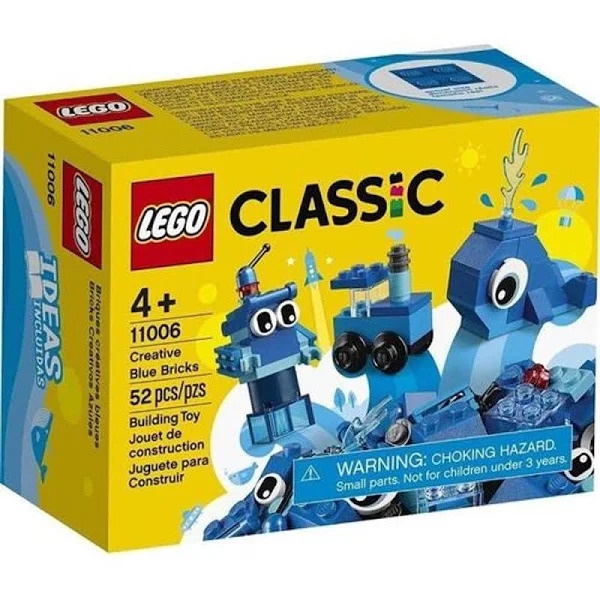 Lego Classic Peças Azuis Criativas 52 Peças 11006 - 903147 - VV202 ...