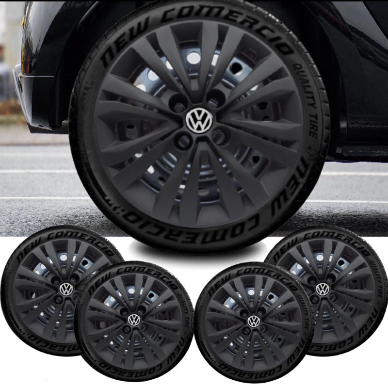 Jogo De Calotas Gol G3 G4 G5 G6 G7 G8 Aro 14 Preto Fosco - Escorrega o ...