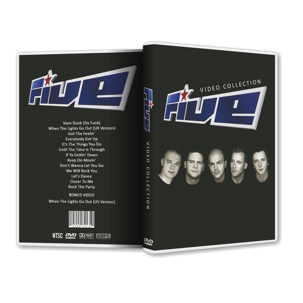 DVD FIVE (5IVE) - VIDEO COLLECTION (fan made) | Shopee Brasil
