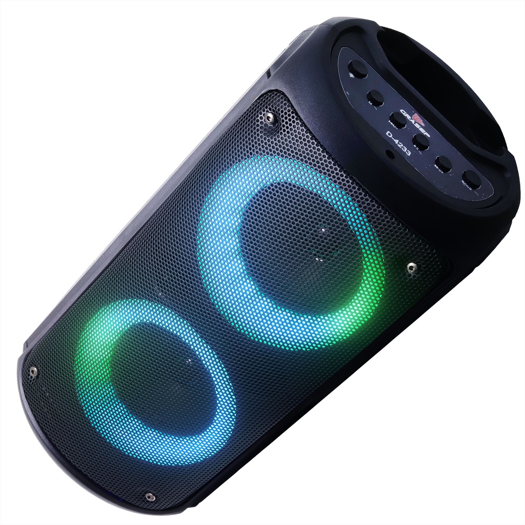 Caixa de Som Bluetooth Gigante Amplificada Torre Painel Led RGB Grasep Ultra Potente 2 Alto ...