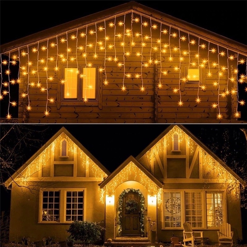 Pisca Pisca Cascata 100 Led Fixo Com Fio Branco 3m 5m e 10m 110V ... Pisca Pisca Cascata 100 Led Fixo Com Fio Branco 3m 5m e 10m 110V ...