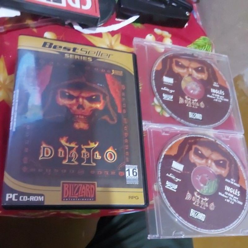 Cd de Jogo Para PC Original Usado - Diablo 2 - Escorrega o Preço