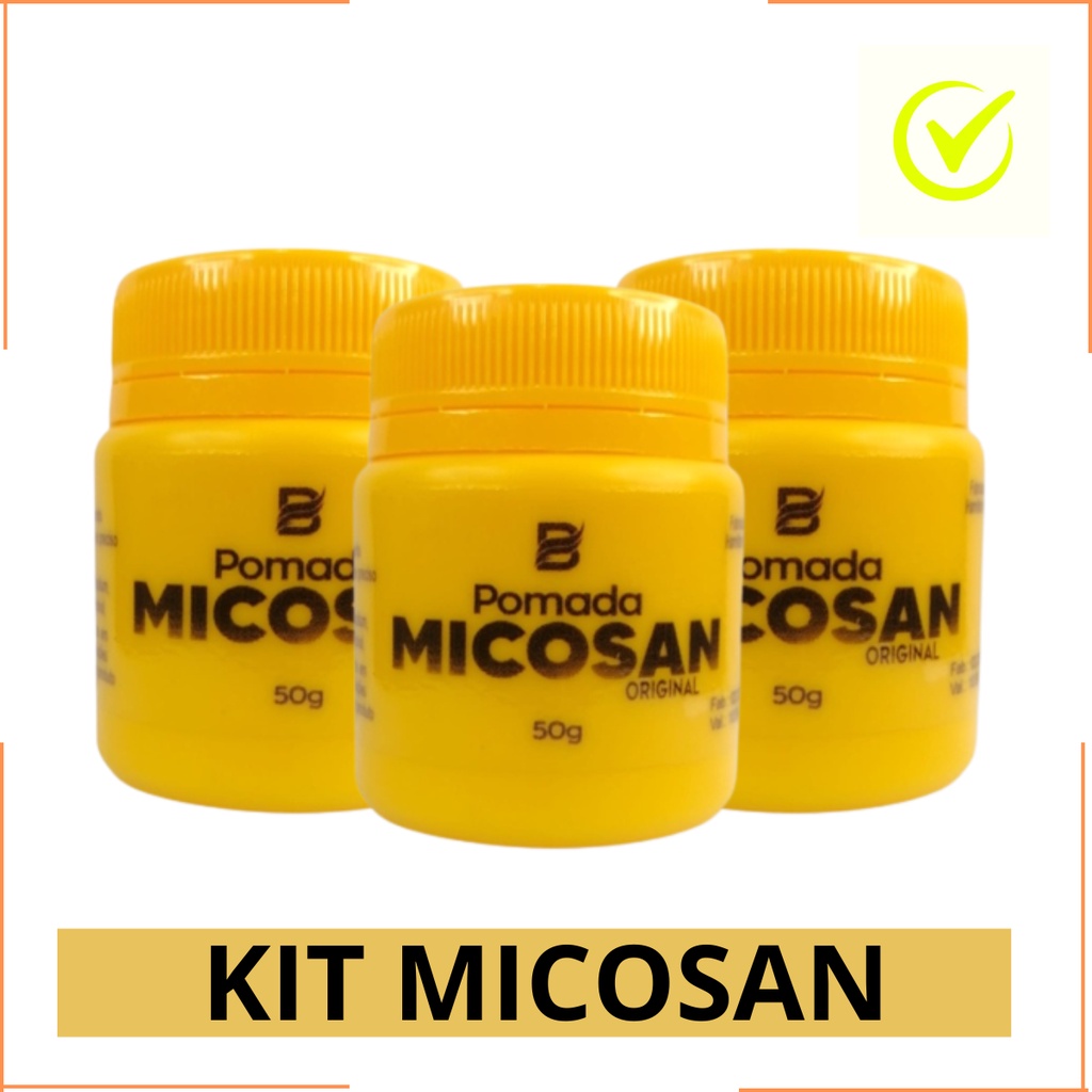 Pomada Micosan 3 Unid Clareador Virilha E Micoses Geral 50g | Shopee Brasil