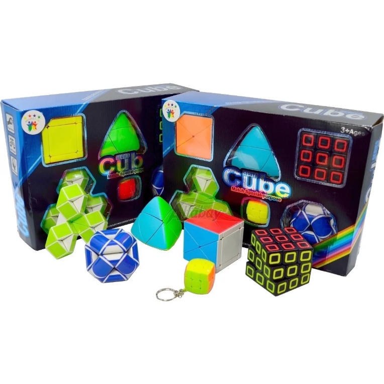 Kit Cubo Mania Serie Cube Match Special Porpose Cubo Magico | Shopee Brasil