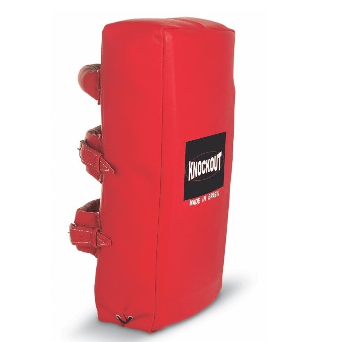 Aparador de Chute Profissional Escudo Couro Natural Knockout | Shopee ...