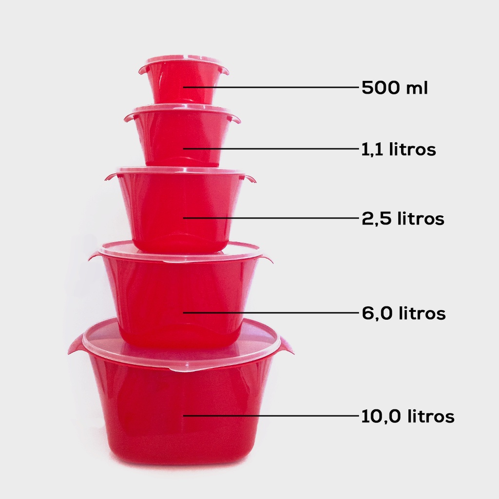 Kit De 5 Potes Multiuso | Shopee Brasil