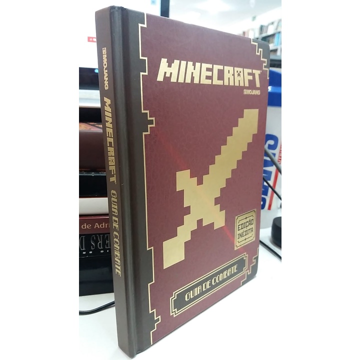 LIVRO MINECRAFT - GUIA DE COMBATE - ED. INÉDITA - Escorrega o Preço