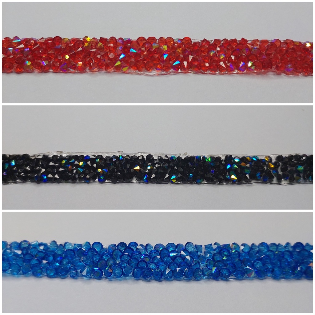 Manta de Strass, Tira Individual, Medida 1CMx40CM | Shopee Brasil