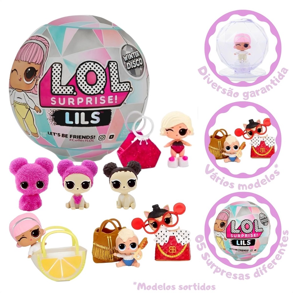 Boneca Lol Surprise Lil Sisters Lil Pets 5 Surpresas Candide | Shopee ...