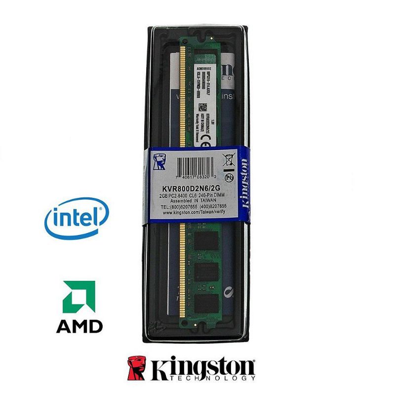 Memória ram ddr2/ddr3 2gb/4gb Original Kingston... - Escorrega o Preço
