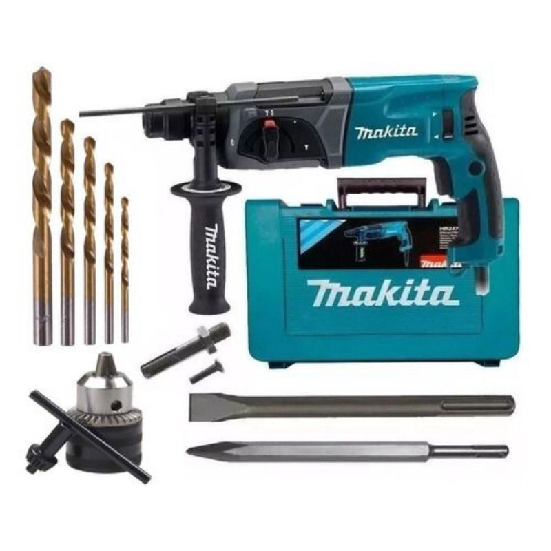 Martelete Combinado Sds Hr2470 800w Makita Kit Ferramentas Shopee