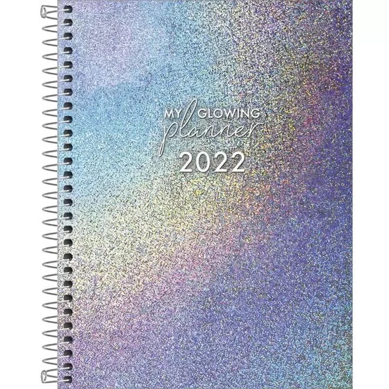 Planner My Glowing Espiral Tilibra - 2022 | Shopee Brasil