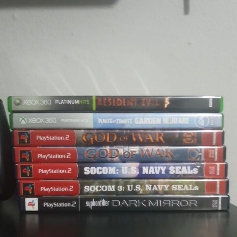 Lote de jogos de PS2 e Xbox 360 ORIGINAIS E COMPLETOS. - Escorrega o Preço