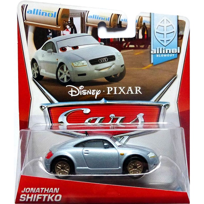 Disney Cars 2 Jonathan Shiftko Audi Allinol Blowout Mattel | Shopee Brasil