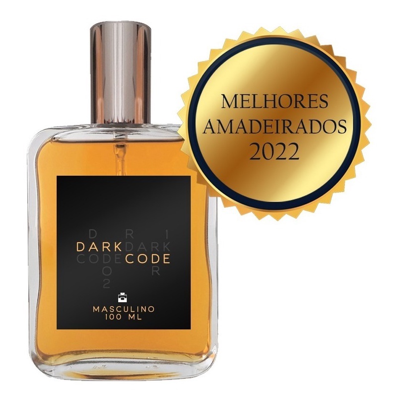 Perfume Dark Code 100ml - Amadeirado Intenso Top Masculino | Shopee Brasil