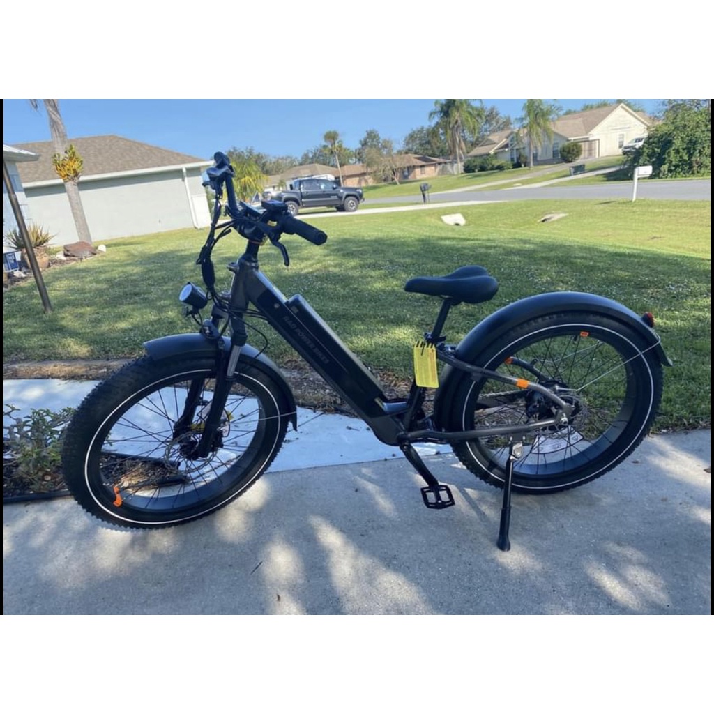 New RadRover 6 Plus Electric Fat Tire Bike 750 Watt Motor | Shopee Brasil