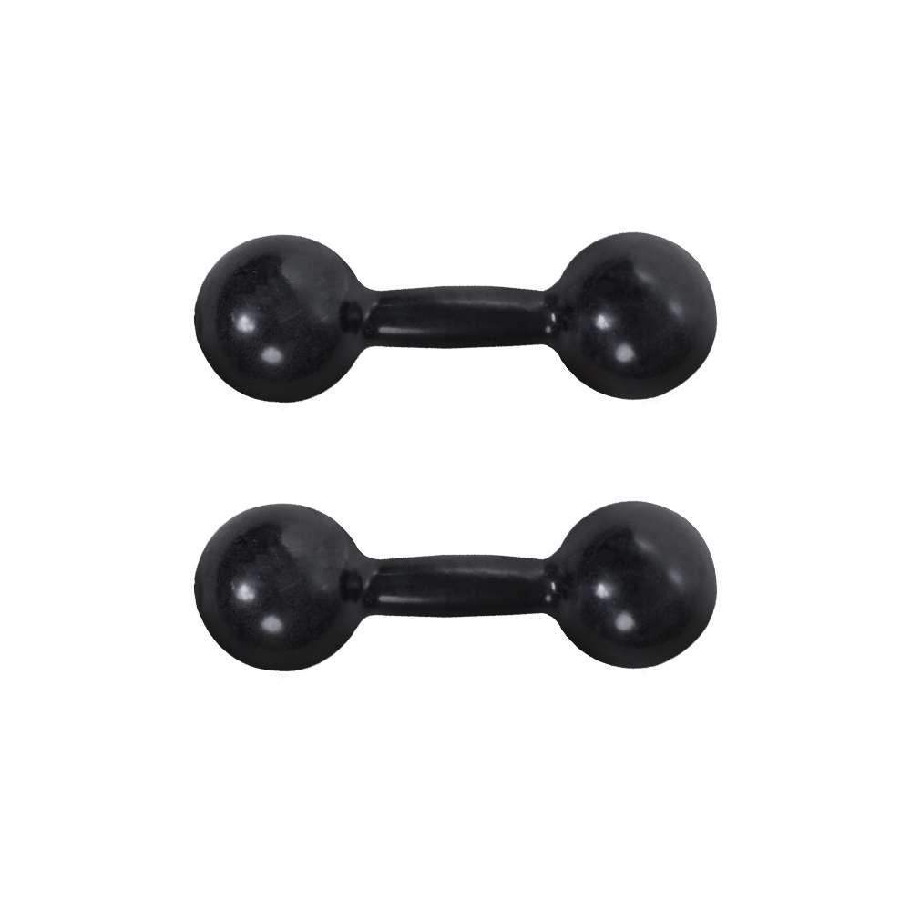 Halter Bola Emborrachado Pares De 1 A 5 Kg Peso Para Muscula o
