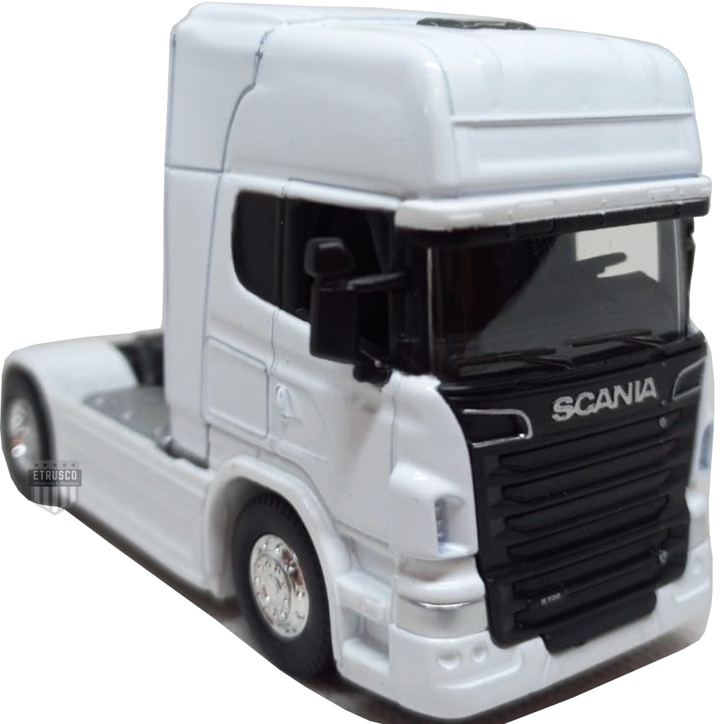 Miniatura de Ferro Caminhão SCANIA V8 R730 Cavalo Mecânico Escala 1/64 ...